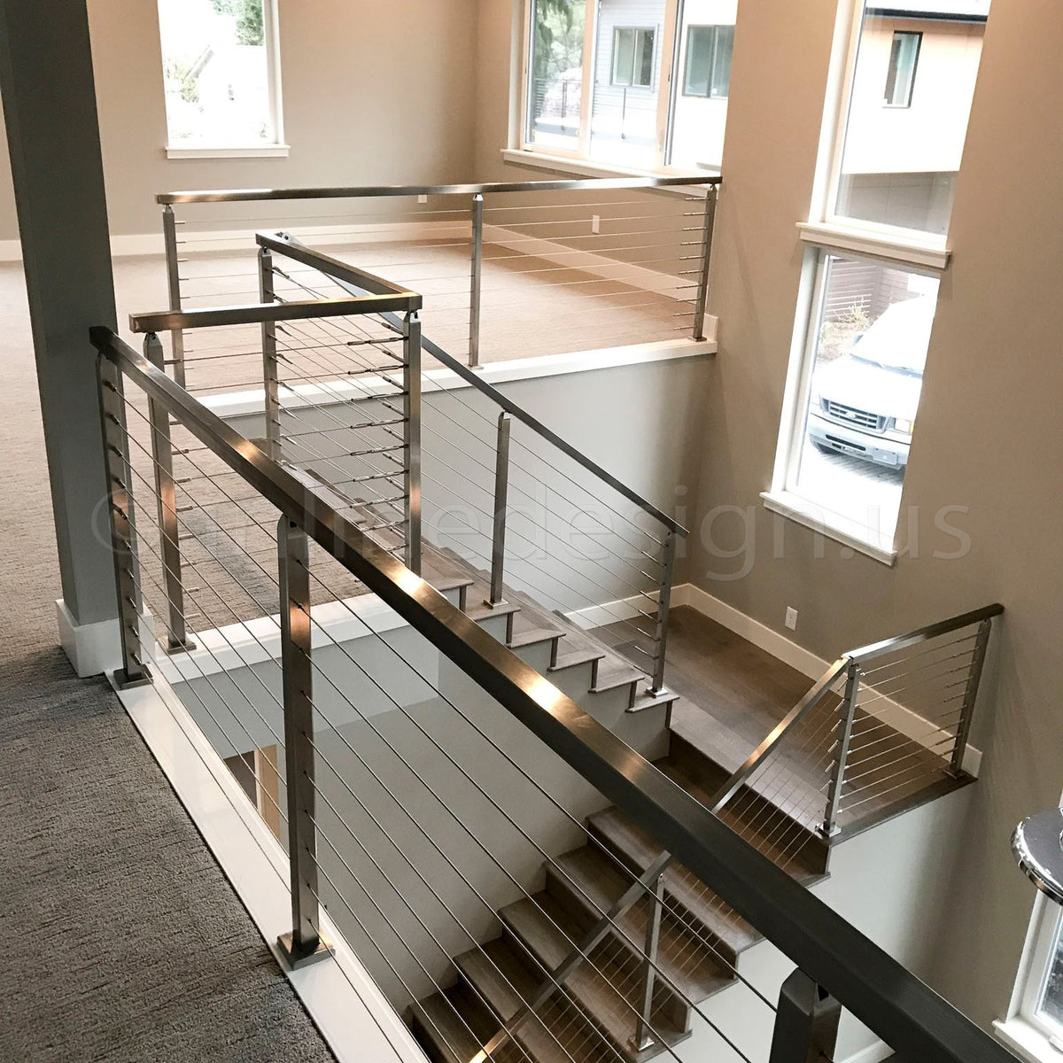 An Optimized Stainless Steel Cable railing in Washington – Inline Design