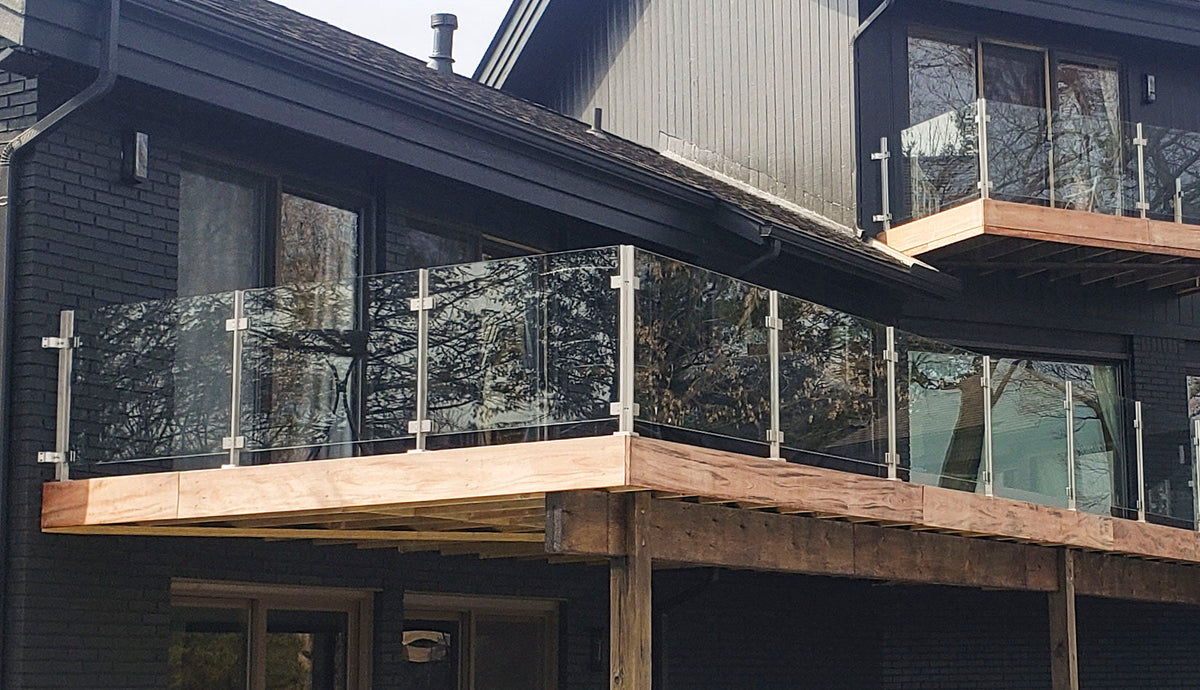 Glass Railing / Flat Bar – Inline Design