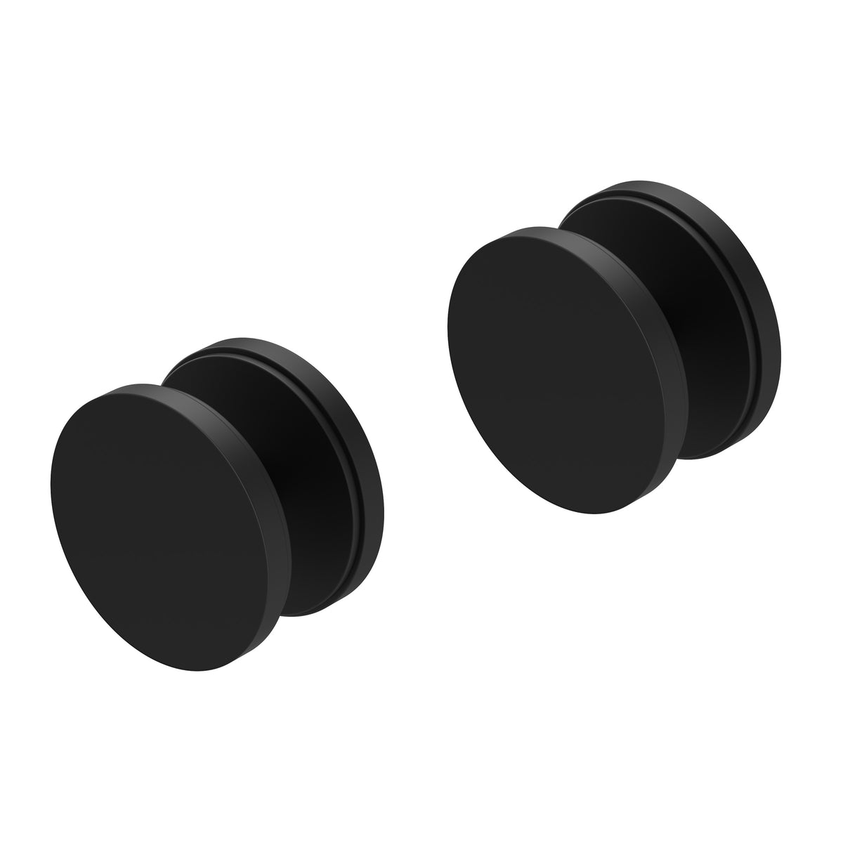 Glass Clamp Round Button Glass Panel Stabilizer 2 PK – Inline Design