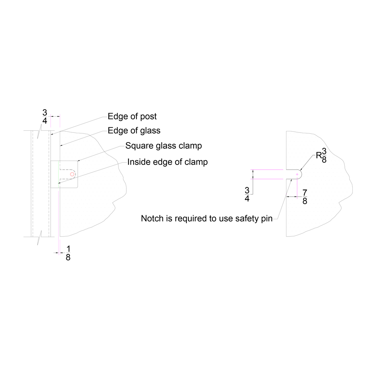 Glass Notch – Inline Design
