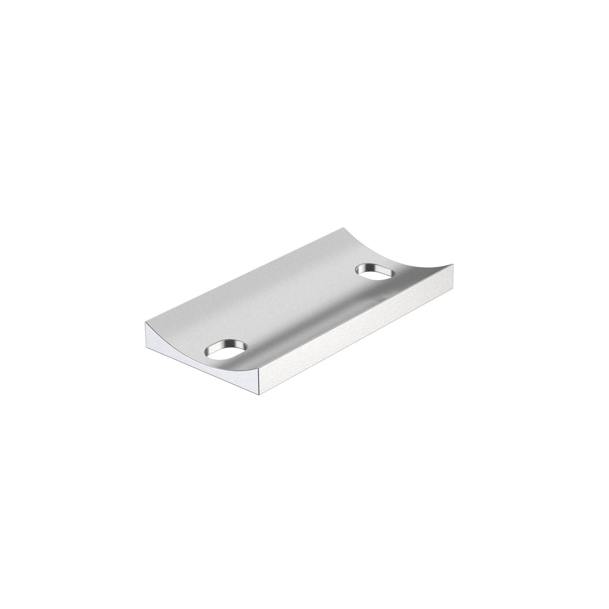 Saddle Adapter for Handrail Brackets Round or Flat Tubing - Stainless ...
