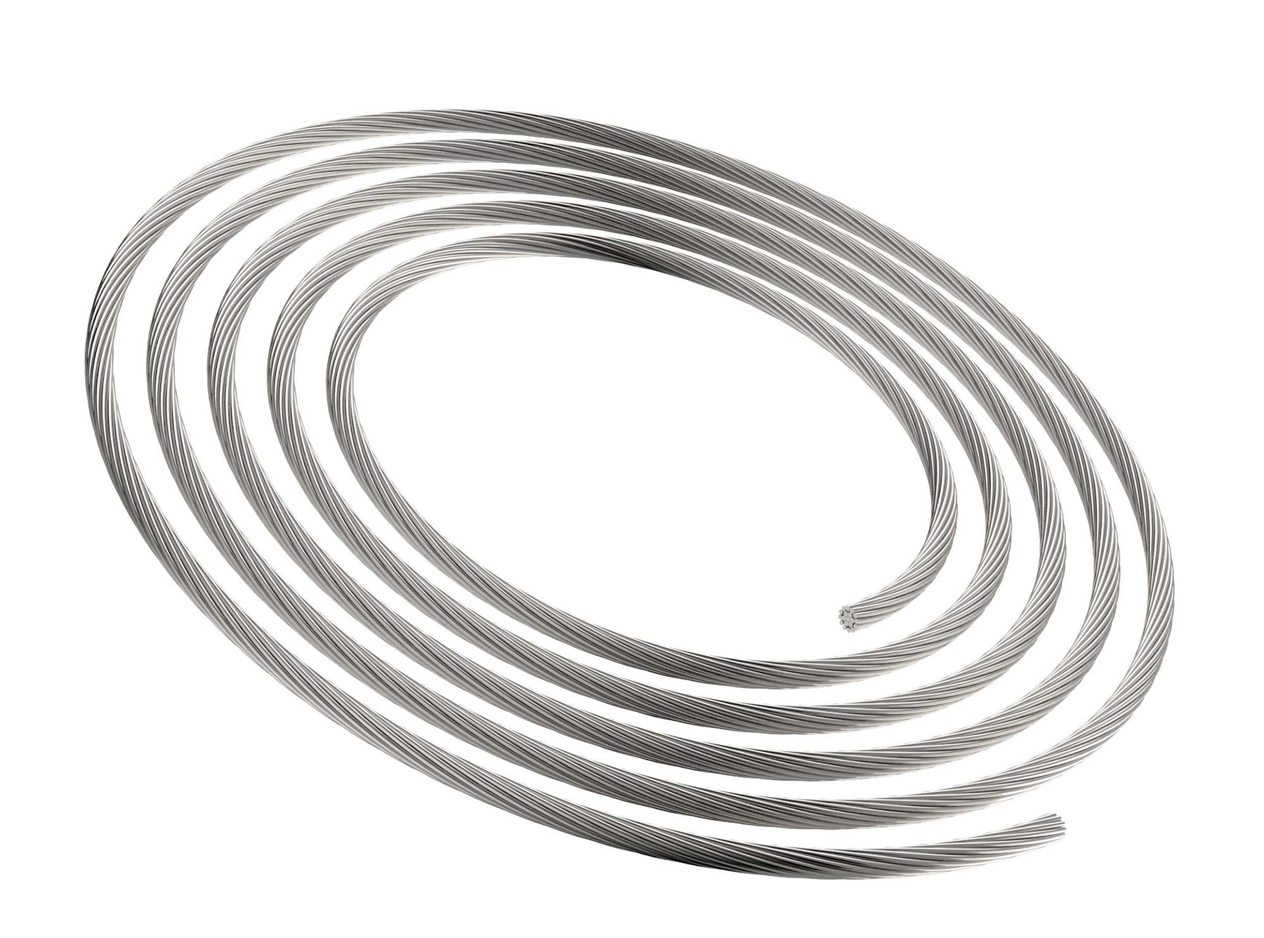 1x19 Cable Wire Rope 1/8" or 5/32" for Railing - Stainless Steel 316 ...